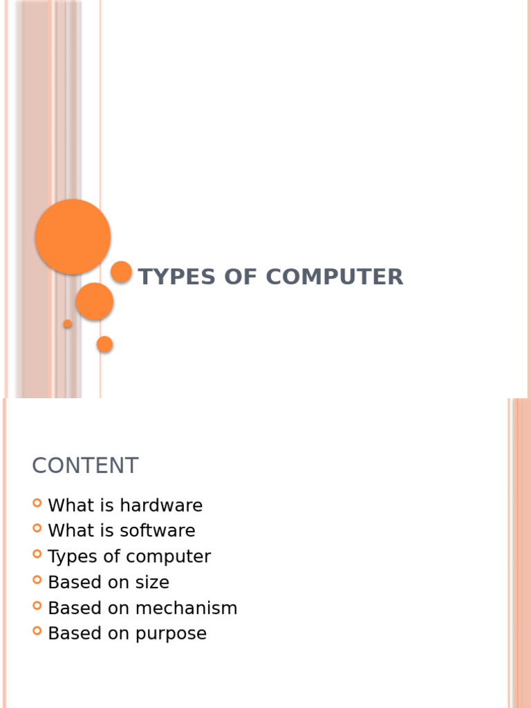 Types of computer | PDF