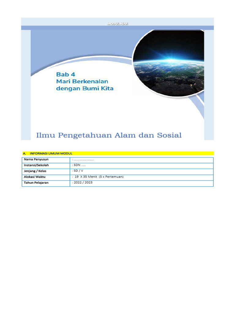 BAB 4 - MA IPAS Kls 5 | PDF