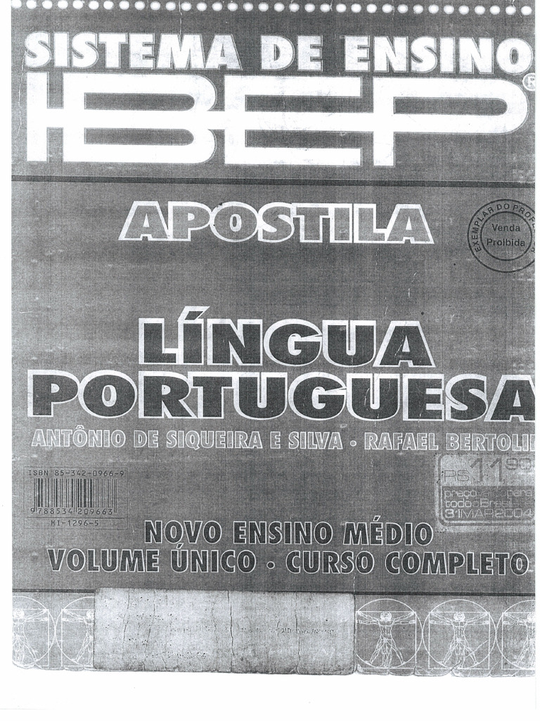 Apostila IBEP LÍNGUA PORTUGUESA | PDF