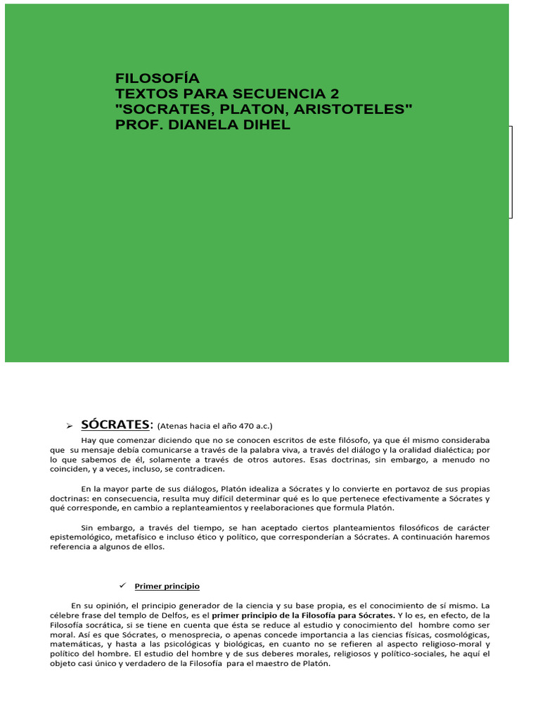 Socrates Platon Aristoteles | PDF