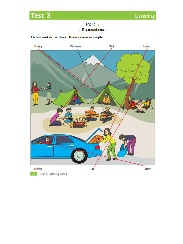FLYERS Test 3 Listening Correction | PDF