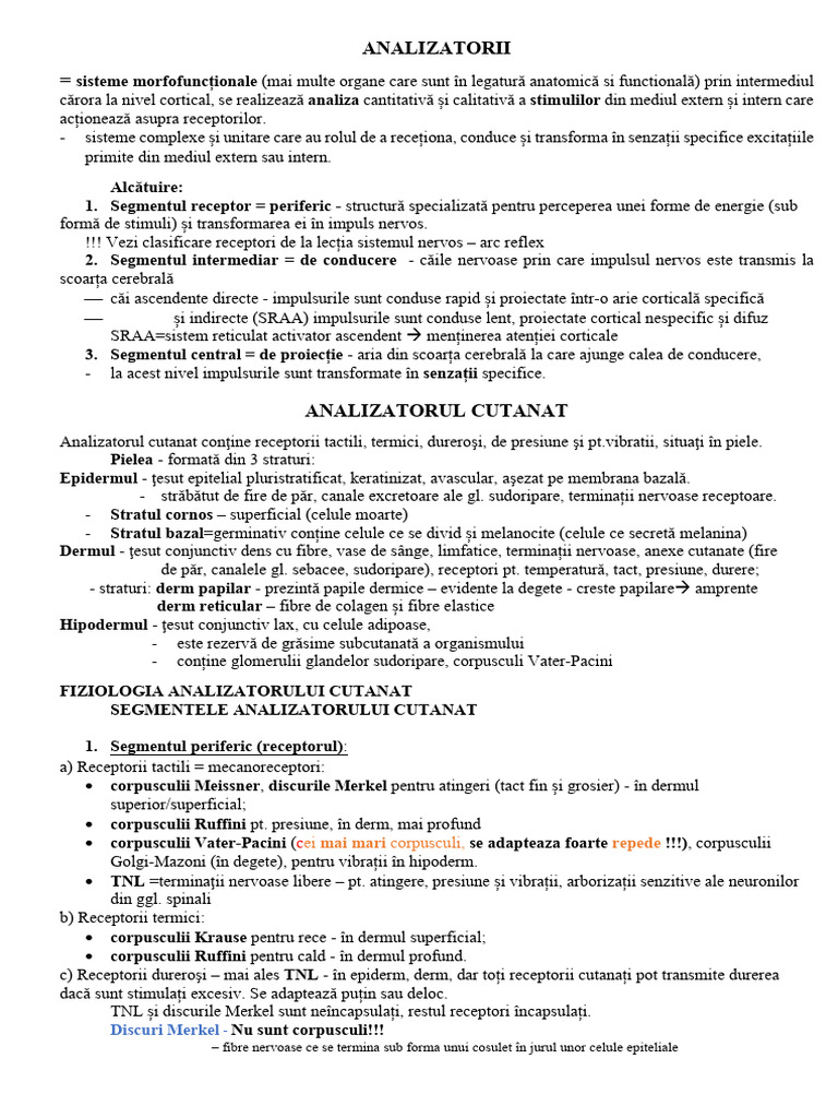 ANALIZATORUL CUTANAT _vizual bac | PDF