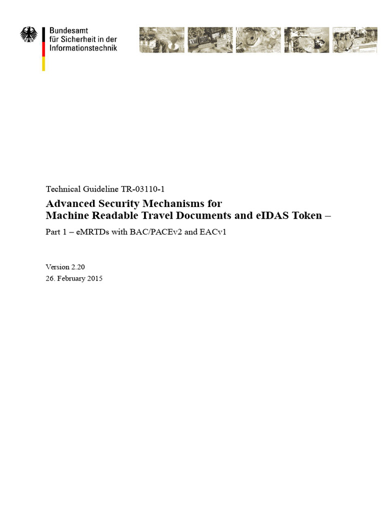 eMRTD Security: BAC/PACEv2 & EACv1 | PDF | Public Key Cryptography ...