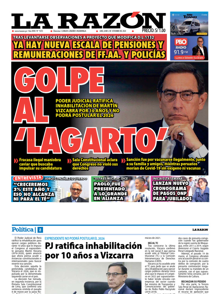 Lima - La Razon | PDF