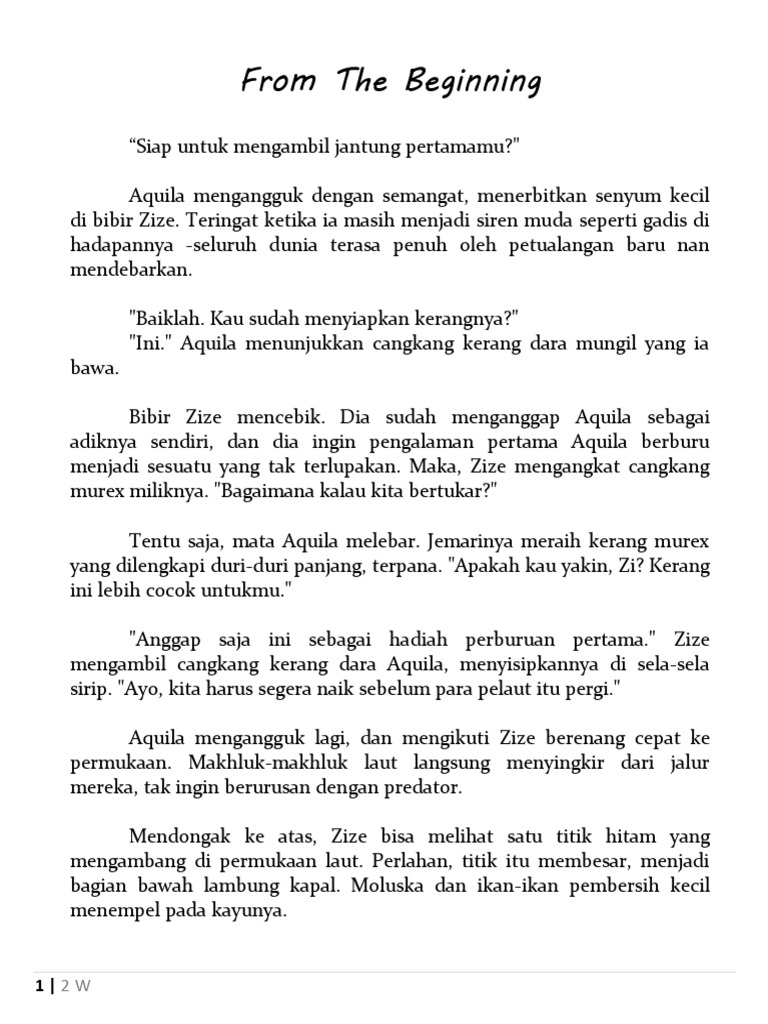 From The Beginning | PDF