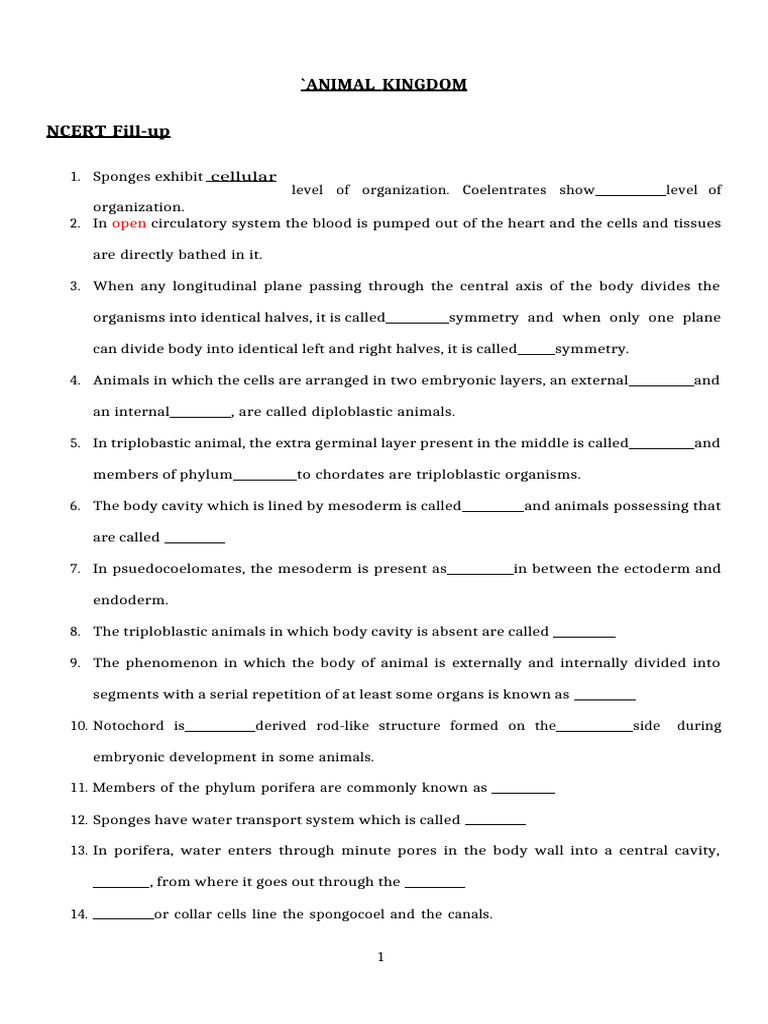 Animal Kingdom | PDF