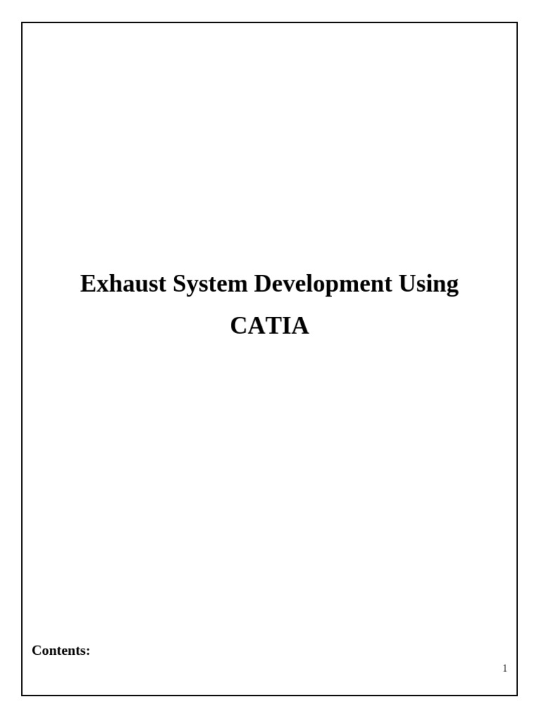 CATIA Design Manual | PDF