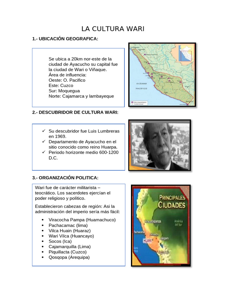 La Cultura Wari | PDF