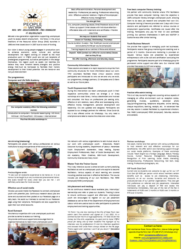 Brochure Updated 2024 | PDF