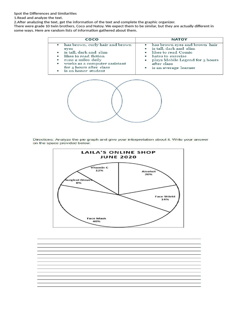 Graphic Organizer Activities | PDF