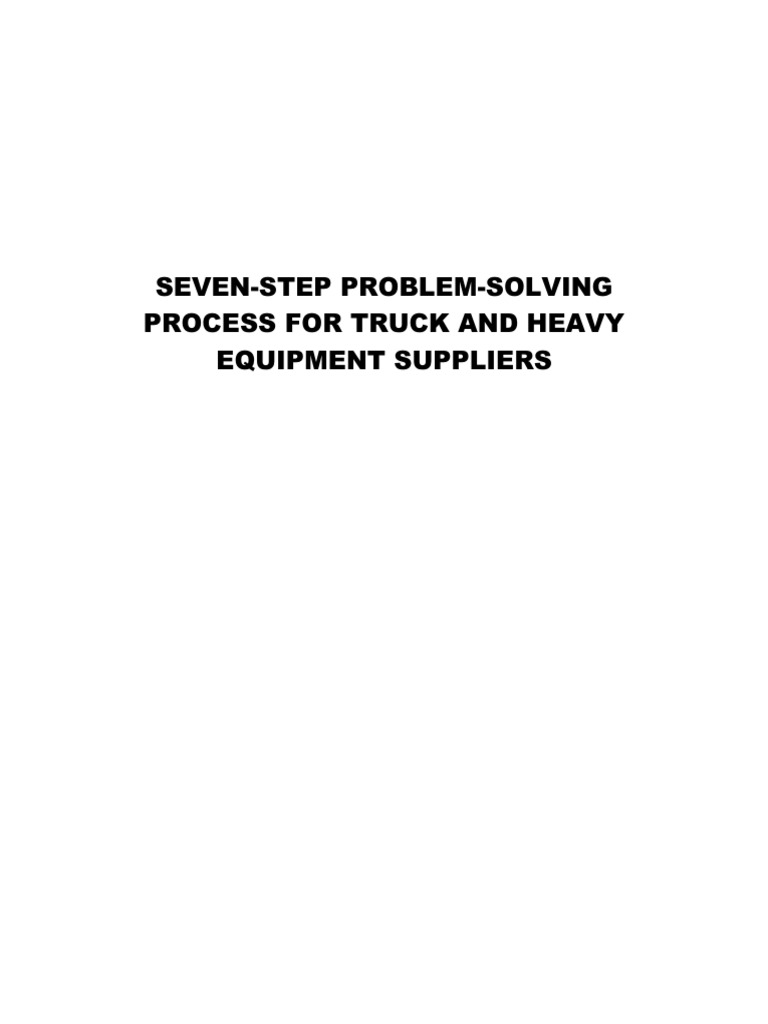 7 Step AIAG Process | PDF