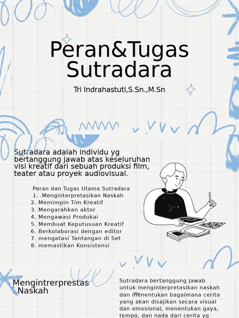 Peran Dan Tugas Sutradara | PDF