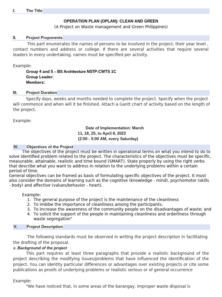 Project Proposal Format - Final | PDF