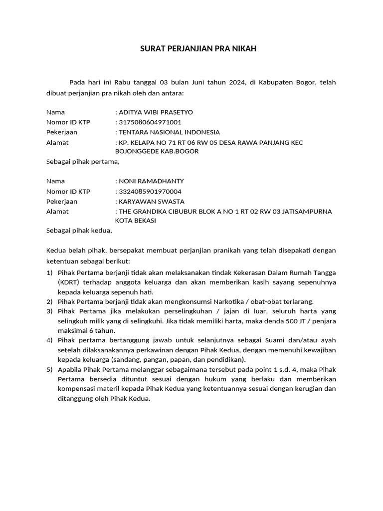 Pra Nikah | PDF