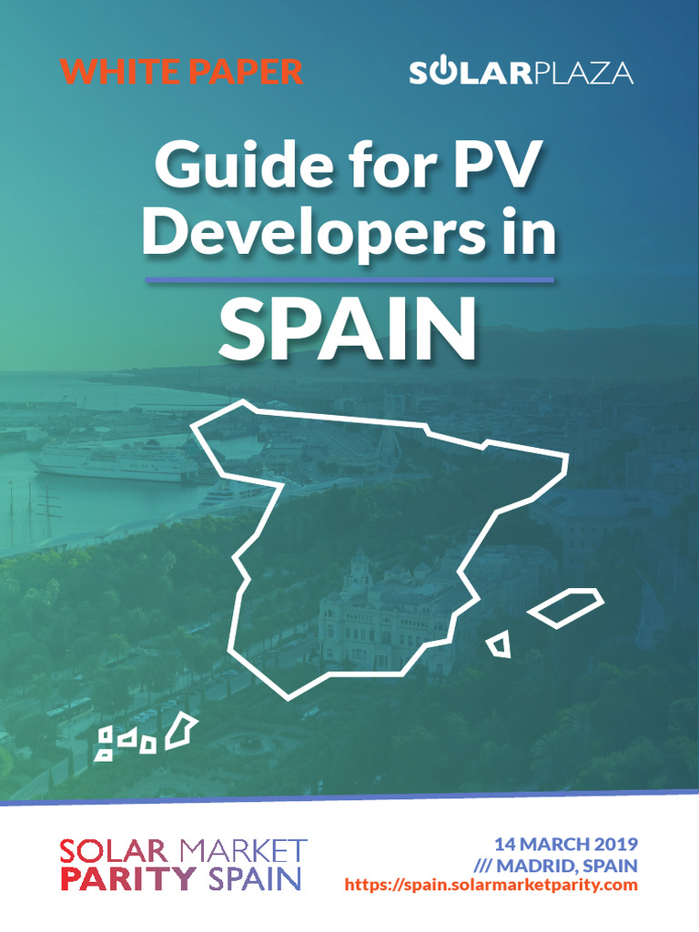 Guide For PV Development in Spain - SolarPlaza | PDF