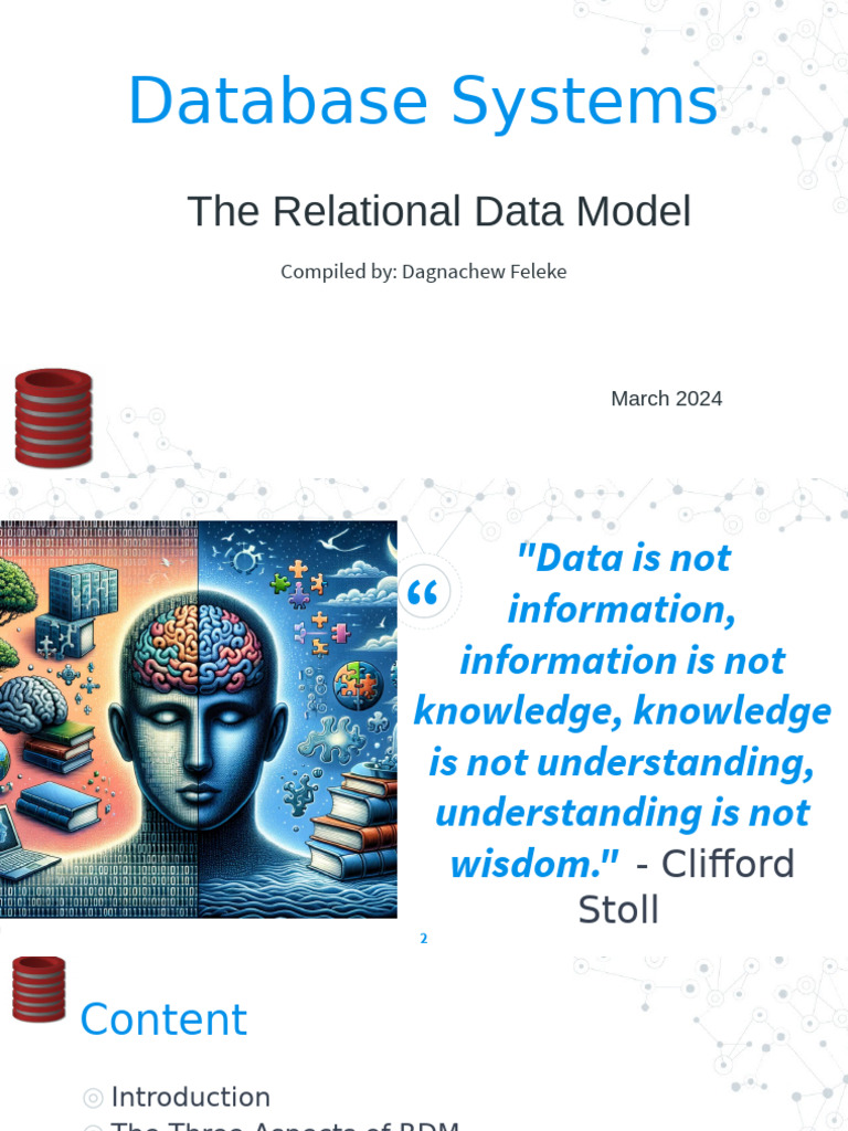 Database Systems Ch2 | PDF