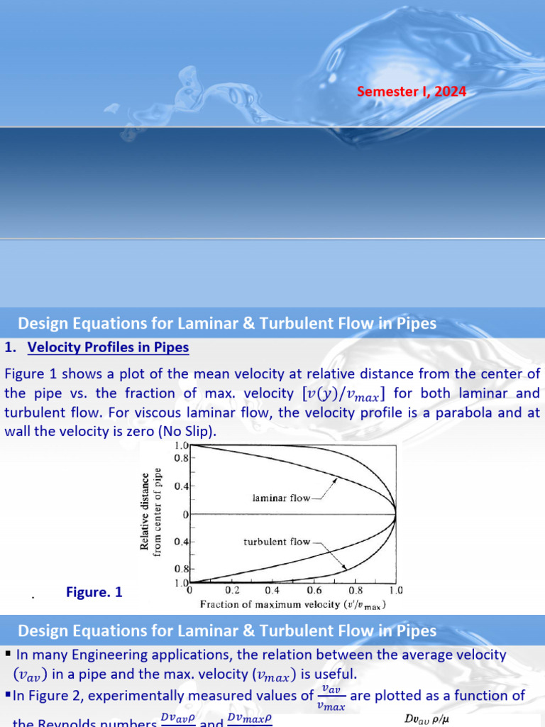 InCompressible Pipe Flows | PDF