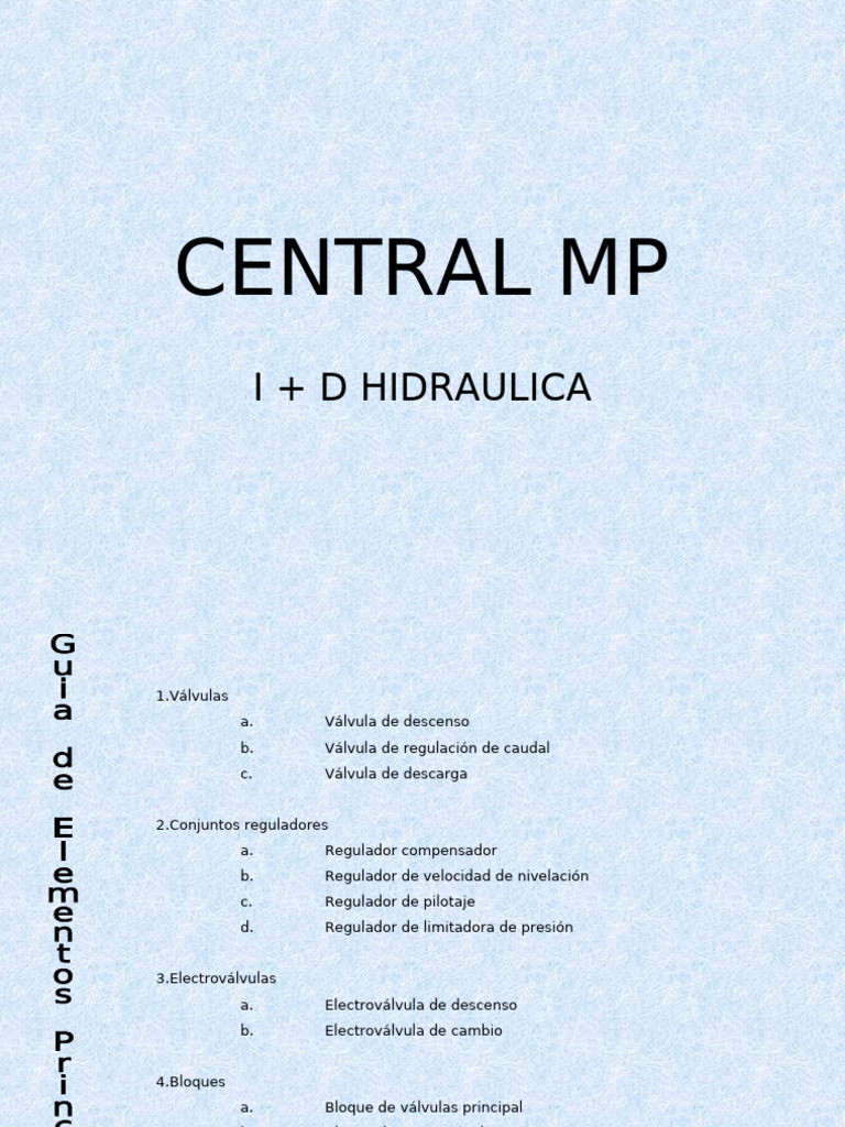 Despiece Central MP | PDF
