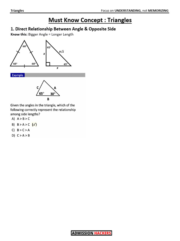 Triangle YT Lecture | PDF