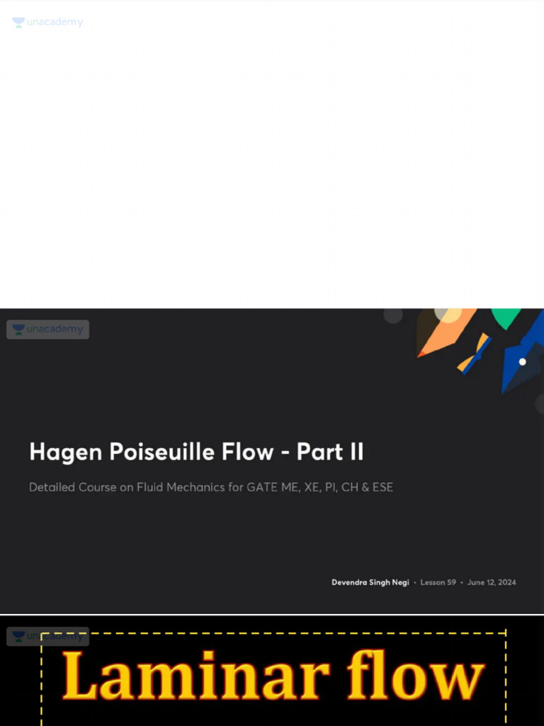 Hagen Poiseuille Flow Part II With Anno | PDF