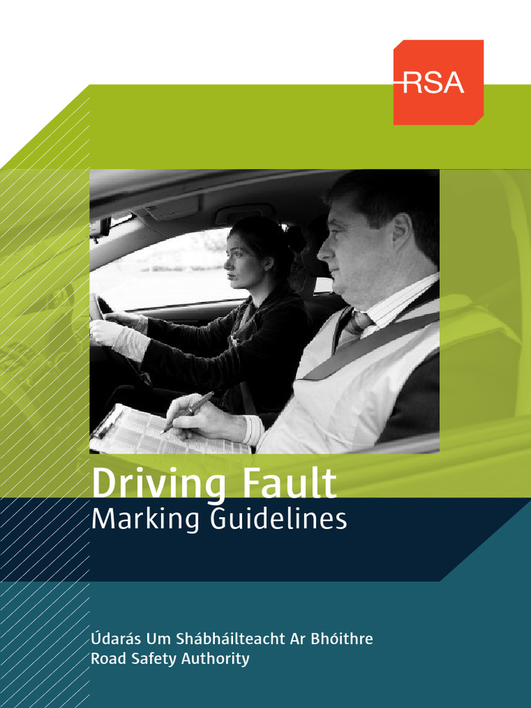 Making Your Mark Marking Guidelines For The Driving Test | PDF ...