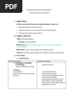 Detailed Lesson Plan Grade 1 English | PDF | Teachers | Lesson Plan