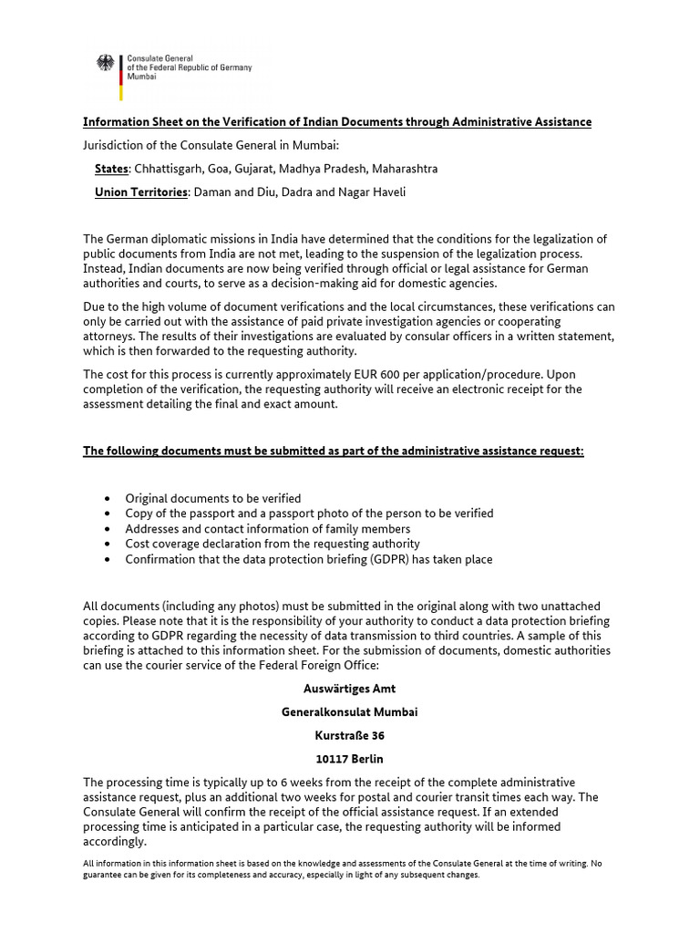 Attestation of Documents July2018 ND Data | PDF | Consul ...