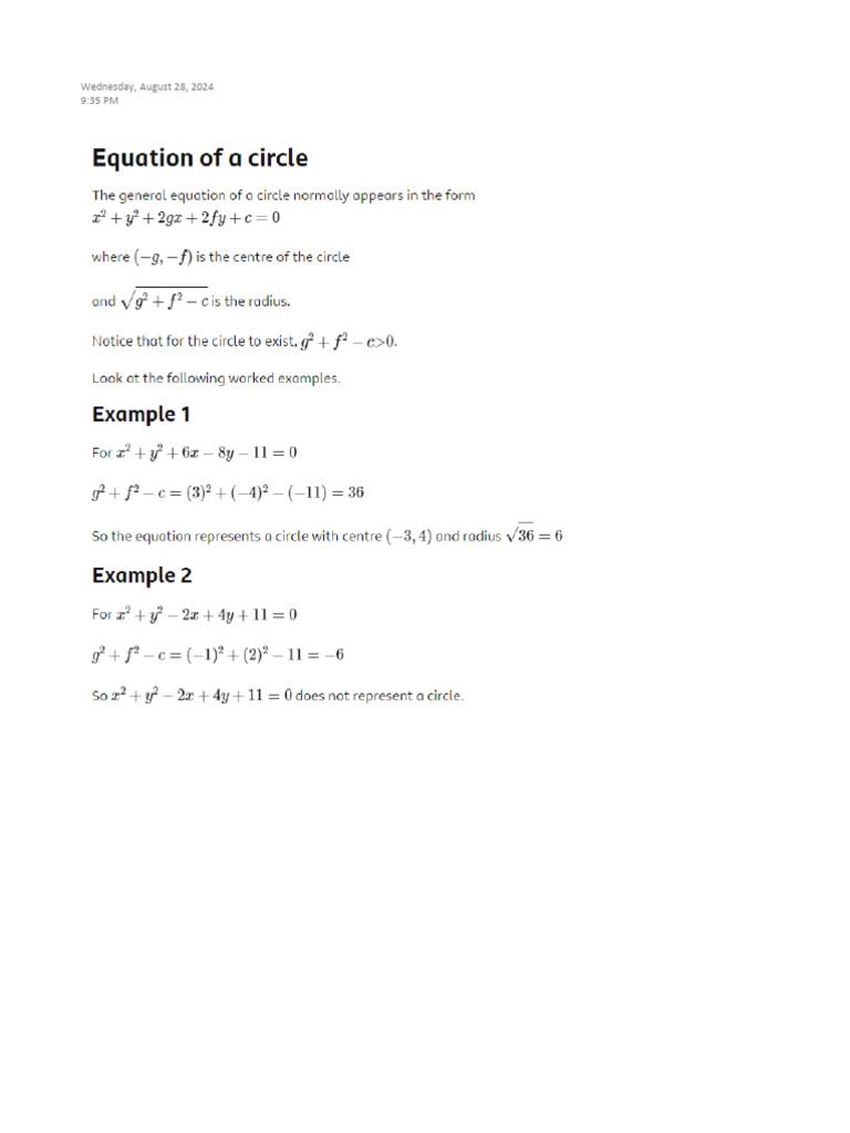 Notes Math Circle | PDF