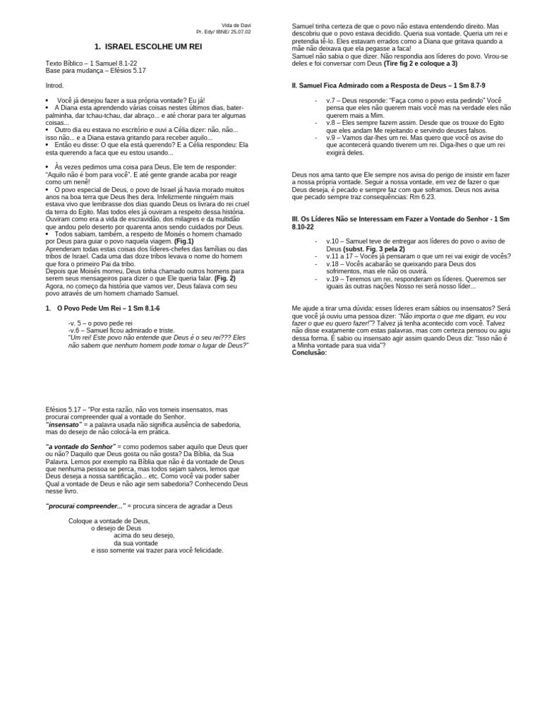 A Vida de Davi | PDF