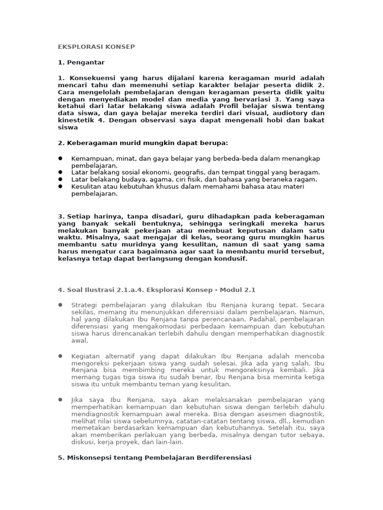 EKSPLORASI KONSEP | PDF
