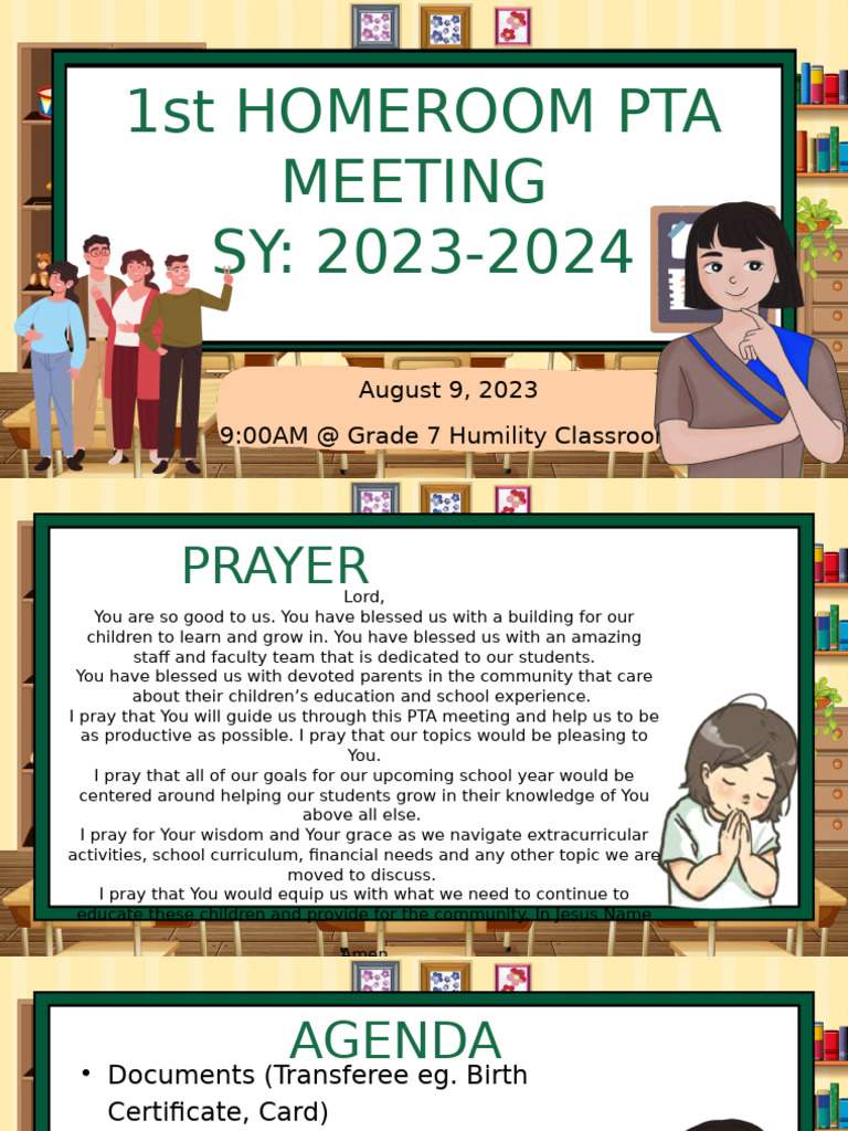 Pta Meeting | PDF