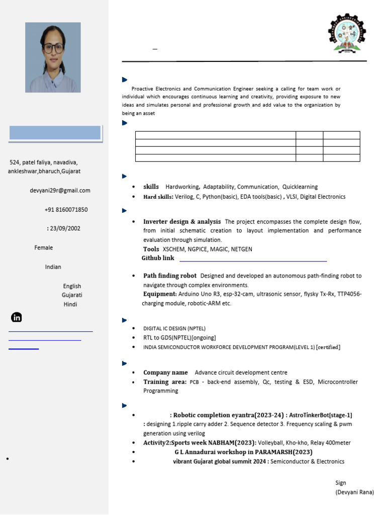 Devyani Resume | PDF