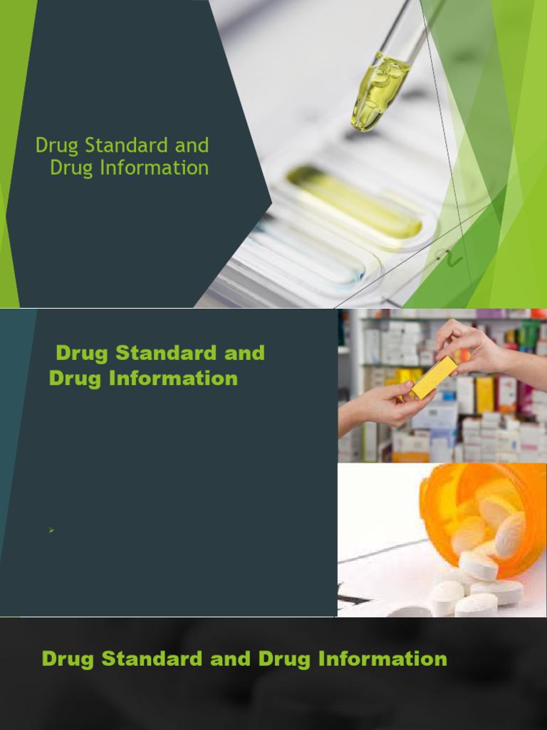 Drug Standard and Drug Information | PDF
