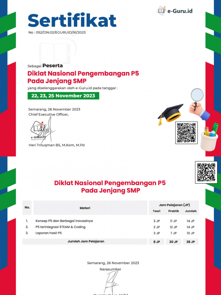 Sertifikat YETRIMULIAS PD | PDF