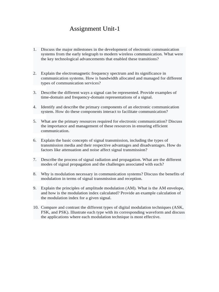 FC WMC Assignment | PDF