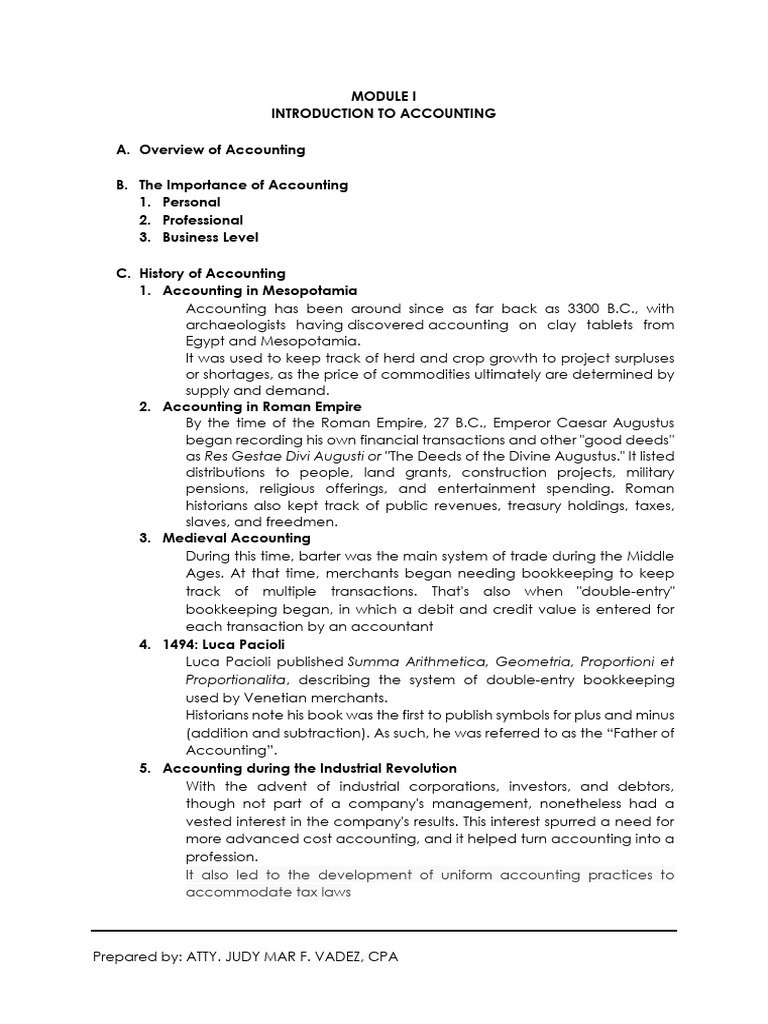 FIN ACC - MODULE 1 v2 | PDF