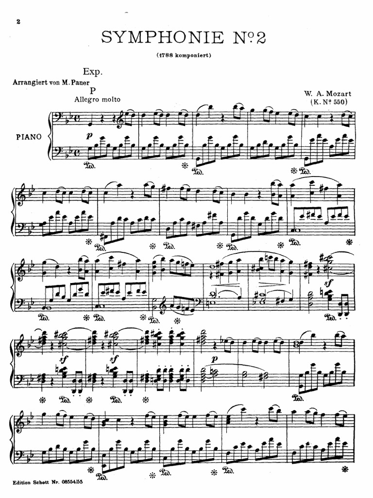 Mozart Symphony 40 (Form Analysis) | PDF