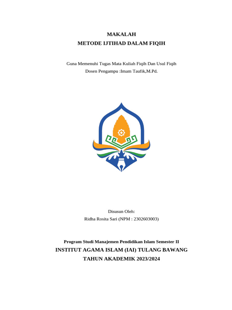 Makalah Pak Imam | PDF
