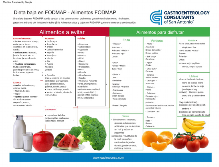 Dieta Fodmaps | PDF