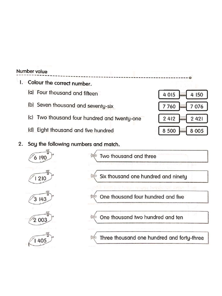 Y3 Mathematics Homework Set | PDF