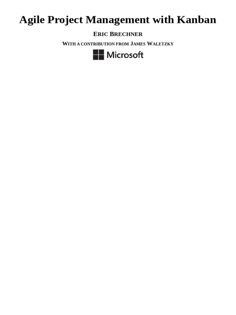 Agile Project Management With Kanban | PDF | Books | Career & Growth