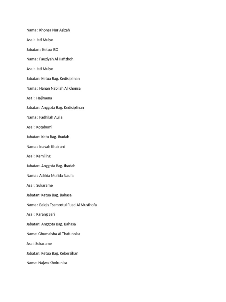 Nama - Khonsa N-WPS Office | PDF