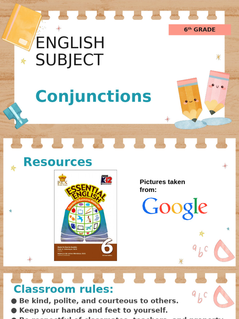 Conjunctions Pdf Linguistics Grammar