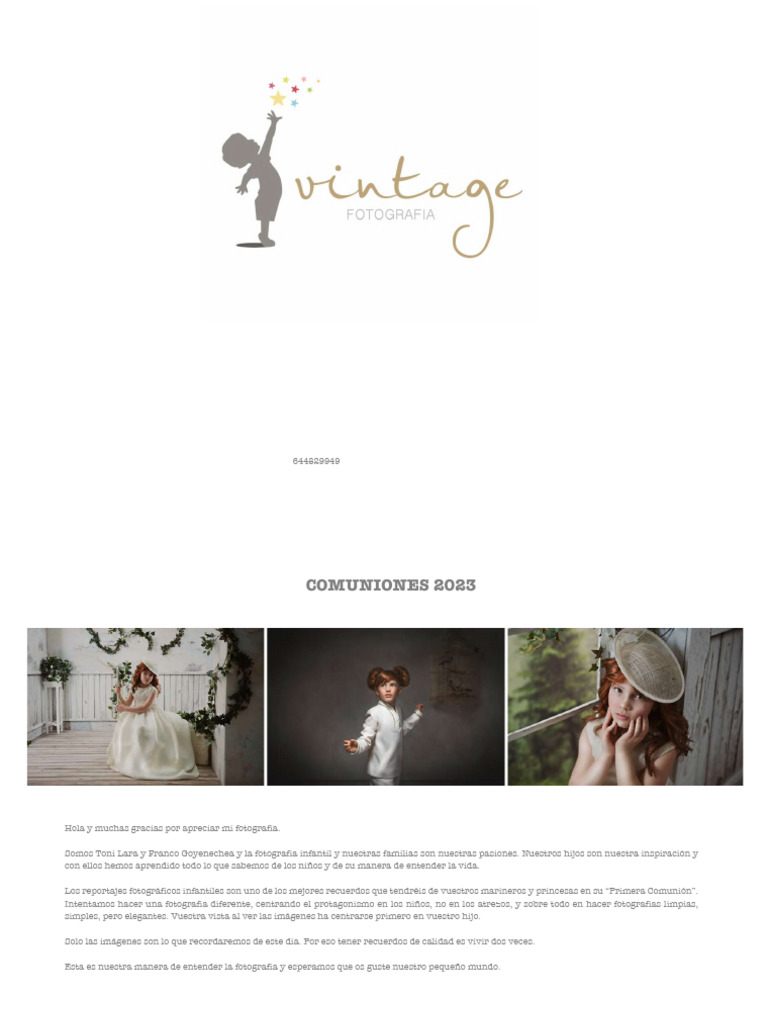 Dossier Comuniones 2023 | PDF