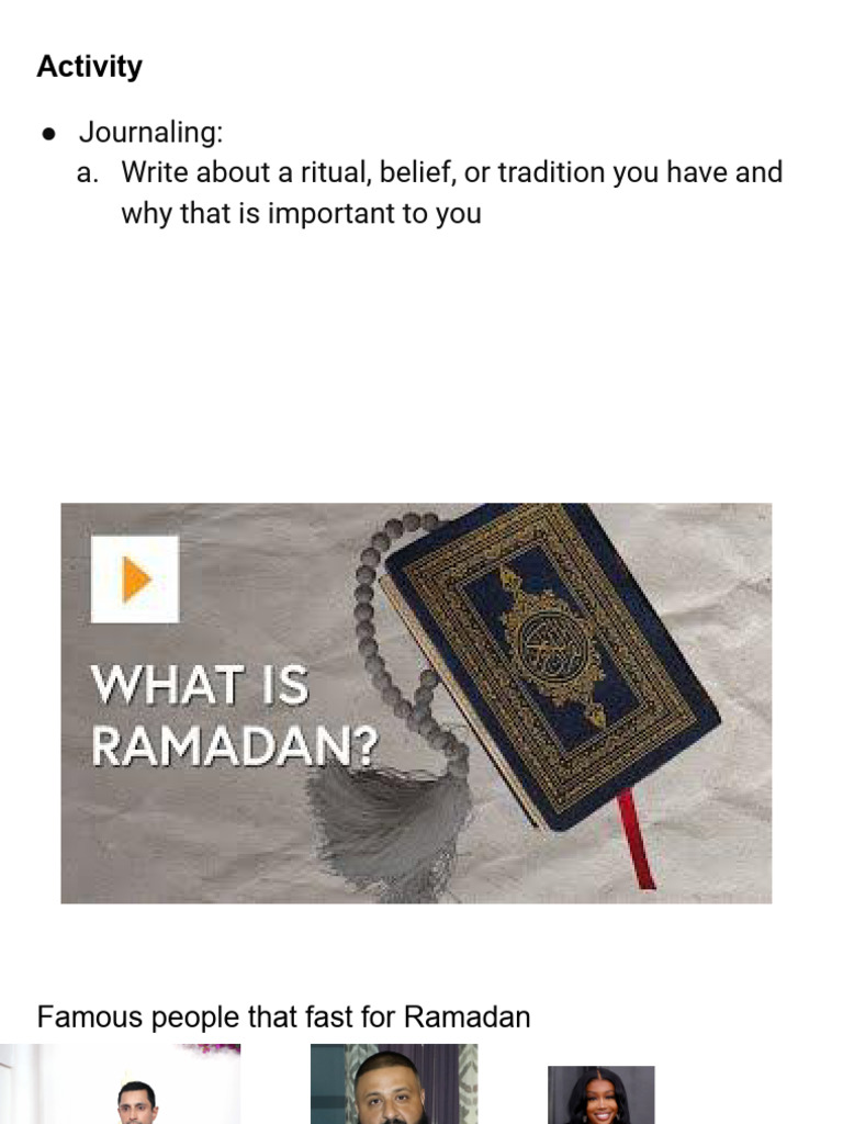 Ramadan | PDF