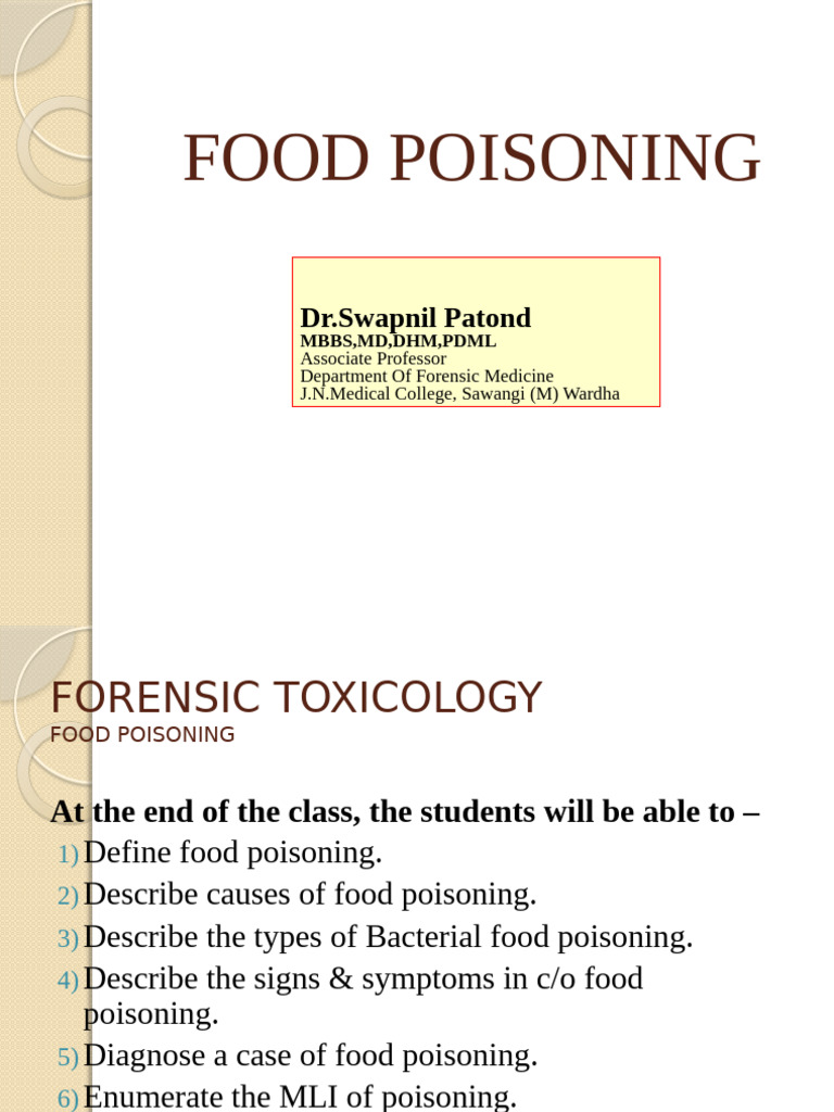 20.food Poisoning | PDF