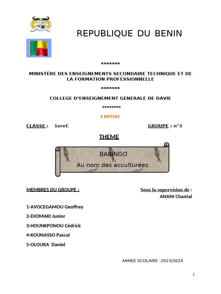 3production Babingo | PDF