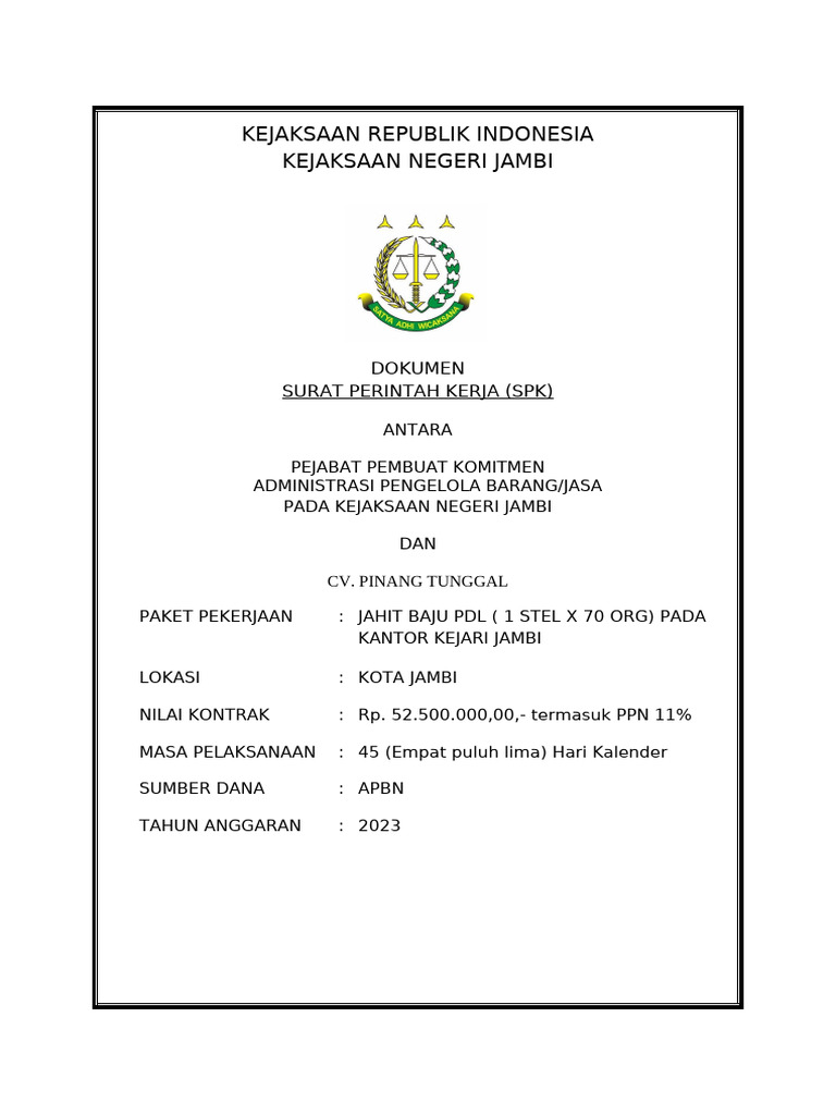 3.1. Cover SPK - BB | PDF