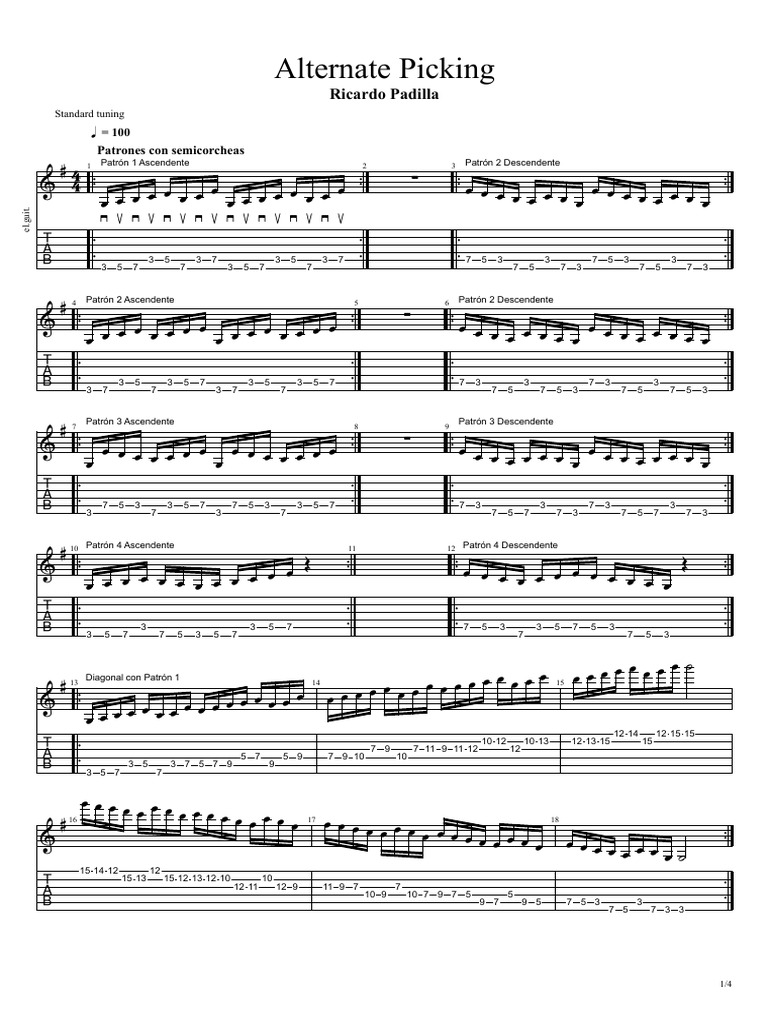 Alternate Picking | PDF