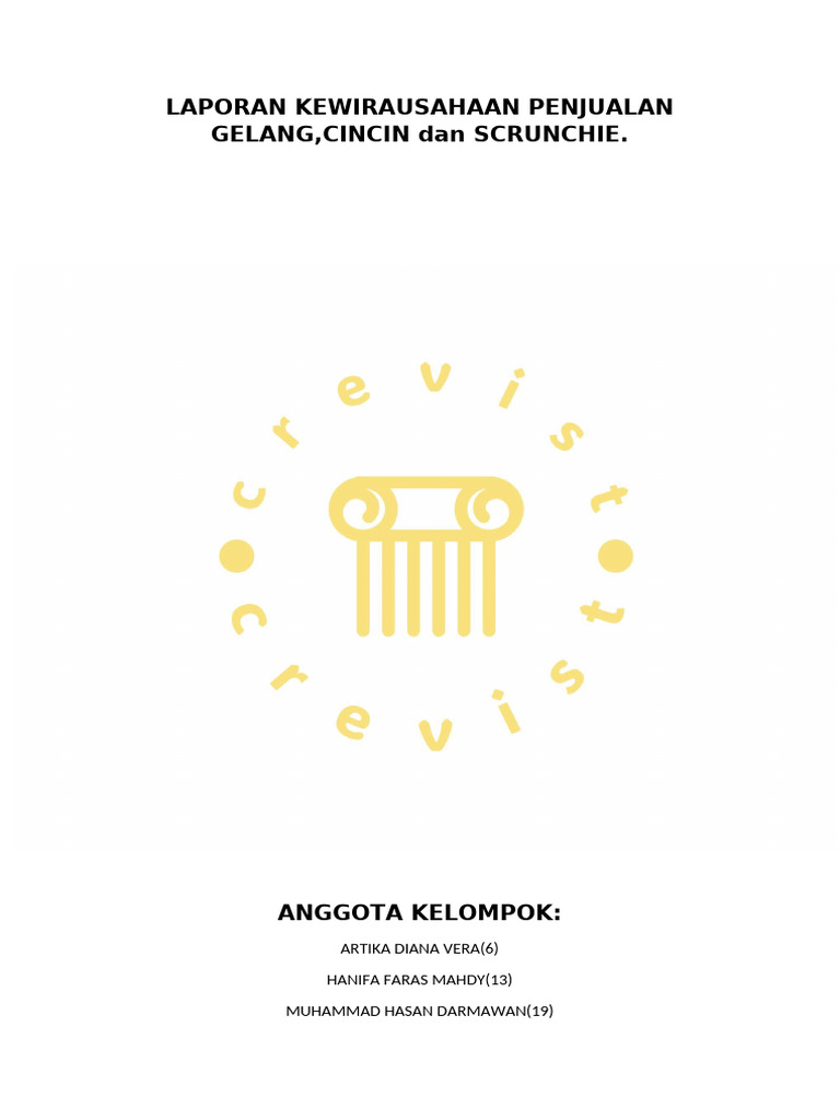 Kelompok 5 Laporan Kewirausahaan | PDF